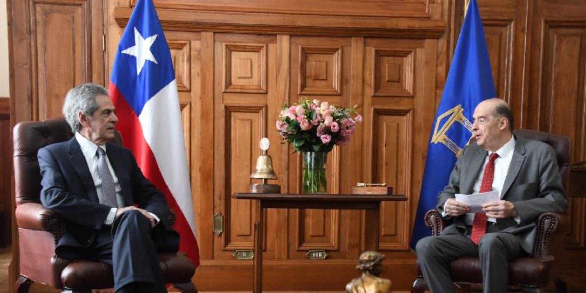 Canciller de Colombia realiza visita oficial a la Corte Suprema